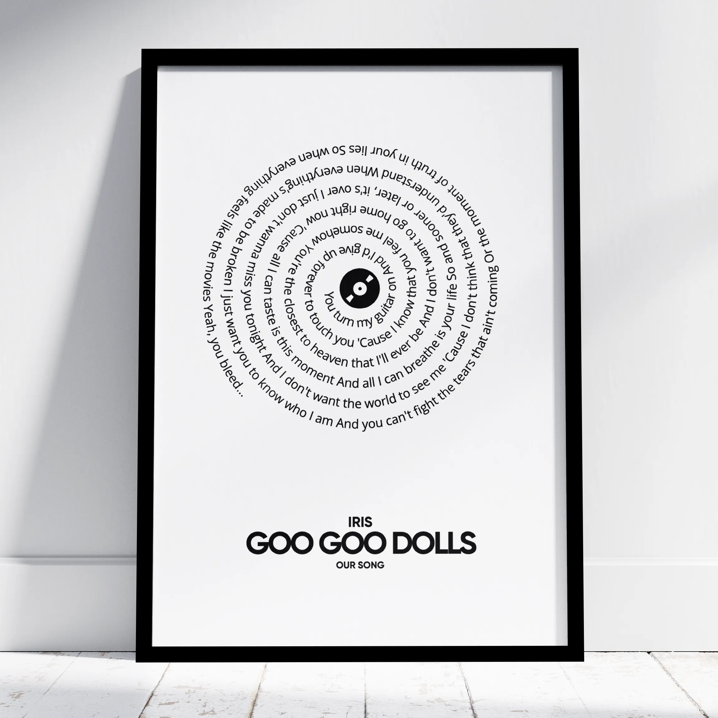 🎵 Songtekst poster configurator