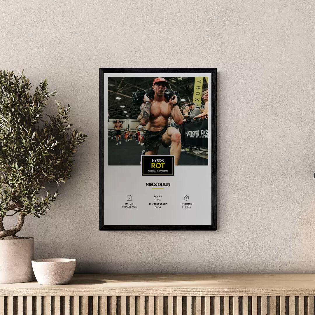 HYROX Rotterdam poster